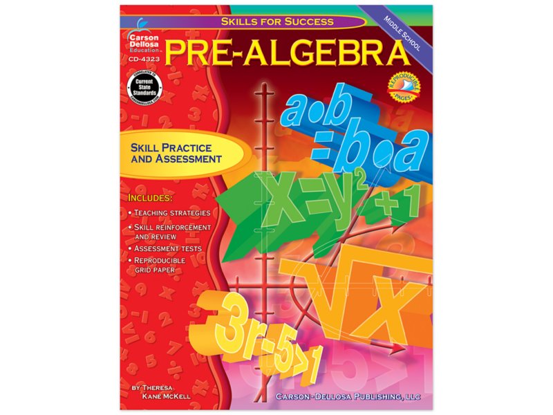 Pre-Algebra Skills for Success Workbook at Lakeshore Learning