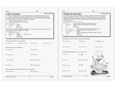 Pre-Algebra Skills for Success Workbook at Lakeshore Learning