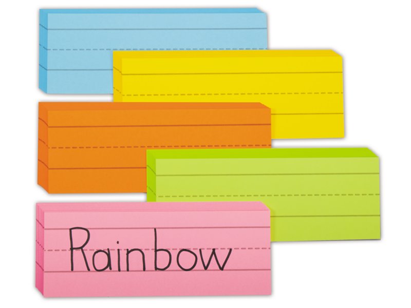 Rainbow Word Strips at Lakeshore Learning