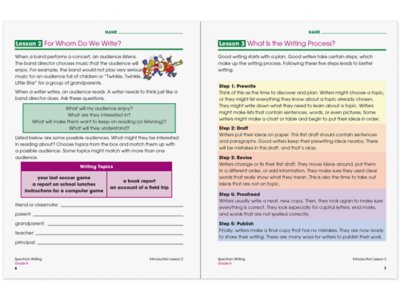 Spectrum® Writing Workbook - Gr. 4 at Lakeshore Learning