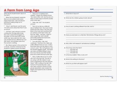 Spectrum® Reading Workbook - Gr. 3 at Lakeshore Learning