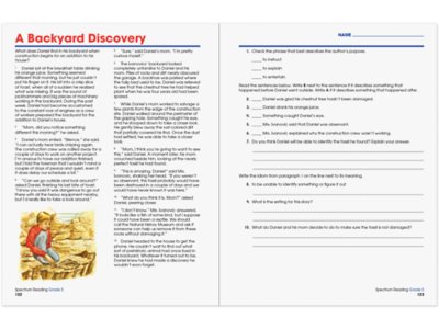 Spectrum® Reading Workbook - Gr. 5 at Lakeshore Learning
