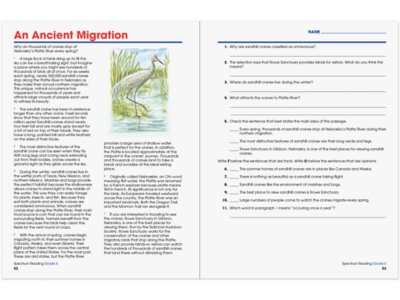 Spectrum® Reading Workbook - Gr. 6 at Lakeshore Learning