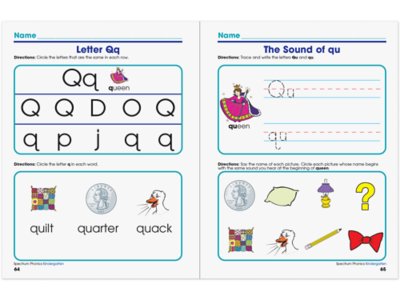 Spectrum® Phonics Workbook - Kindergarten at Lakeshore Learning
