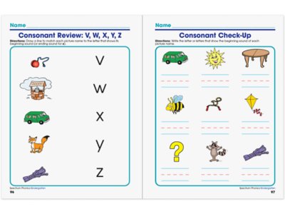 Spectrum® Phonics Workbook - Kindergarten at Lakeshore Learning