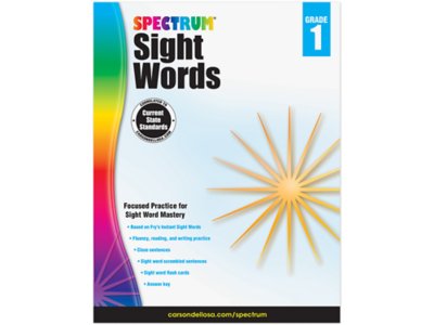 Spectrum® Sight-Words Workbook - Gr. 1 at Lakeshore Learning