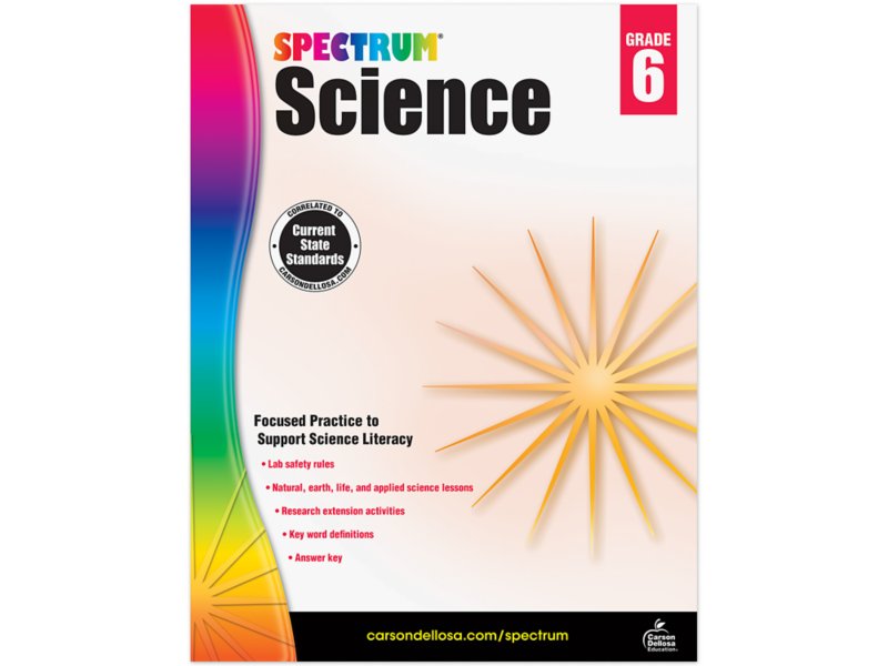 Spectrum® Science Workbook - Gr. 6 at Lakeshore Learning