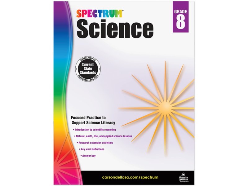 Spectrum® Science Workbook - Gr. 8 at Lakeshore Learning
