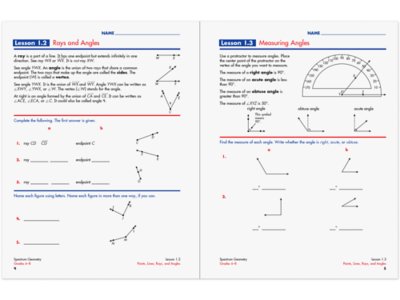 Spectrum® Geometry Workbook at Lakeshore Learning