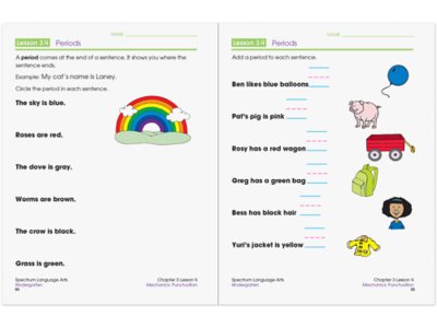 Spectrum® Language Arts Workbook - Kindergarten at Lakeshore Learning