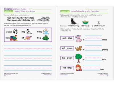 Spectrum® Language Arts Workbook - Kindergarten at Lakeshore Learning