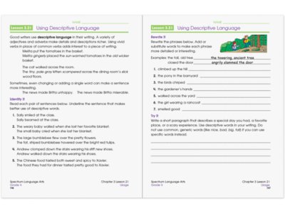 Spectrum® Language Arts Workbook - Gr. 4 at Lakeshore Learning