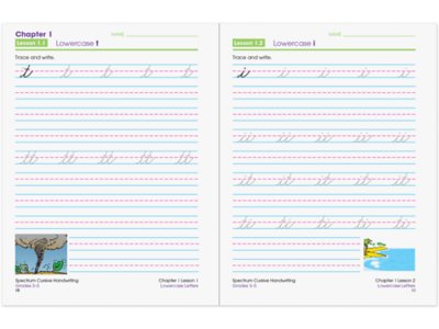 Spectrum® Cursive Handwriting Workbook at Lakeshore Learning