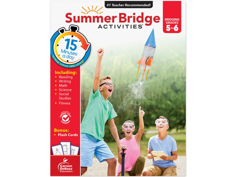 Summer Bridge Activities Workbook - Gr. 5-6 at Lakeshore Learning