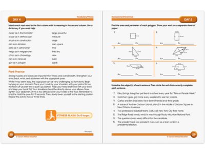 Summer Bridge Activities Workbook - Gr. 7-8 at Lakeshore Learning