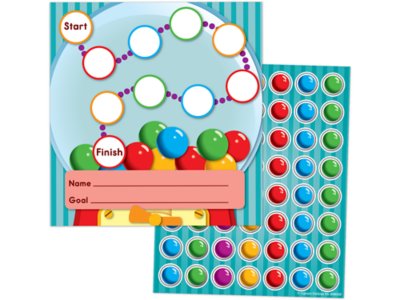 Gumball Machine Mini Incentive Charts at Lakeshore Learning