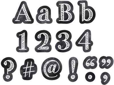 Punch-Out Letters | Classroom Bulletin Board Decor | Lakeshore®