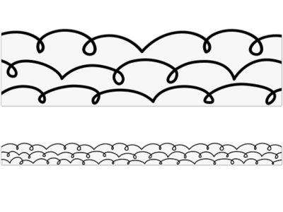 Slate Blue Scalloped Border at Lakeshore Learning