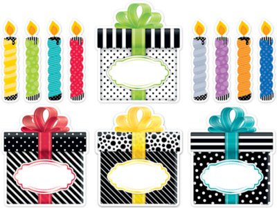 Bold & Bright Birthday Bulletin Board Set at Lakeshore Learning
