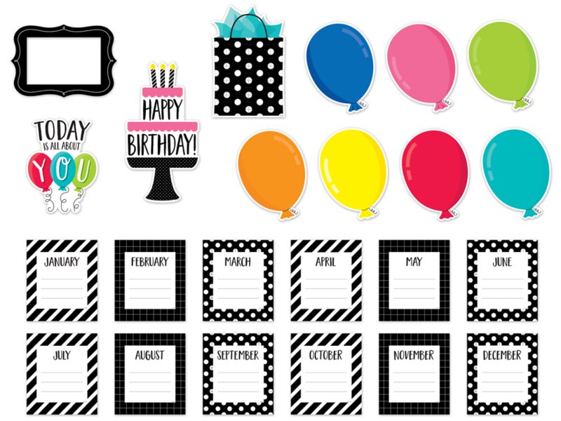 Today Is All About You Birthday Bulletin Board Set at Lakeshore Learning