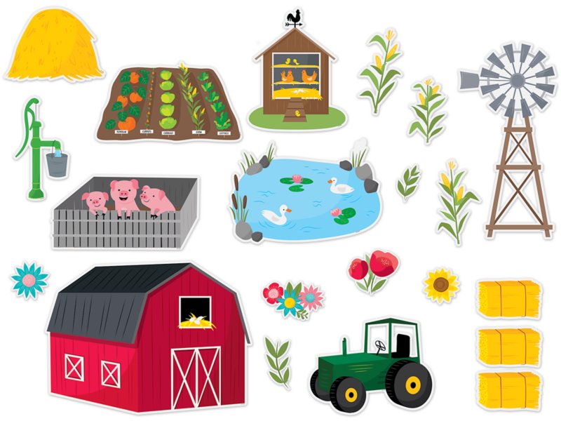 Farm Friends Bulletin Board Set at Lakeshore Learning