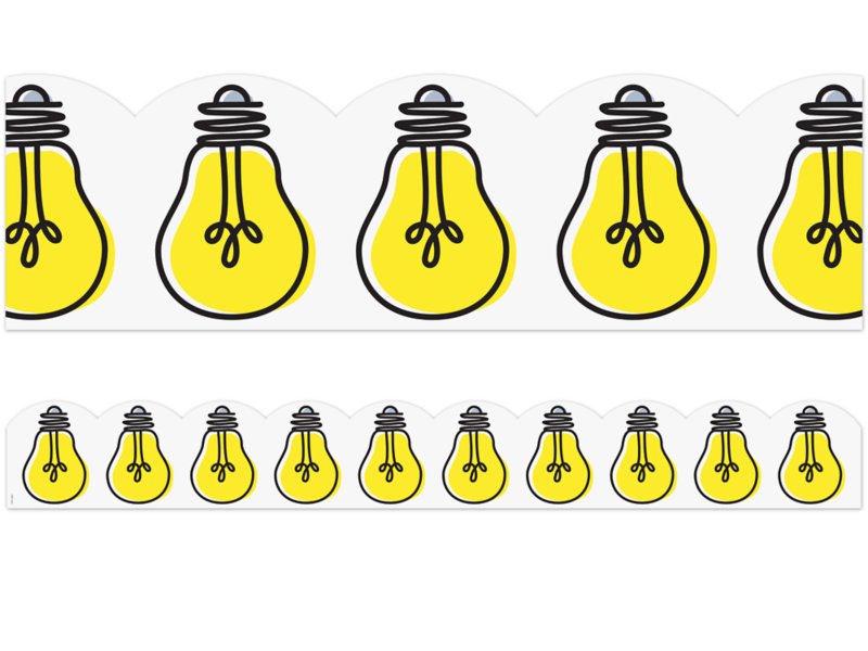 Doodle Light Bulb Scalloped Border at Lakeshore Learning