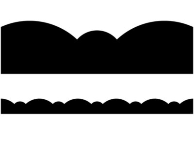 Black Stylish Scalloped Border at Lakeshore Learning