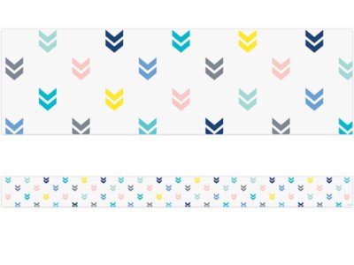 Calm & Cool Colorful Chevron Border at Lakeshore Learning