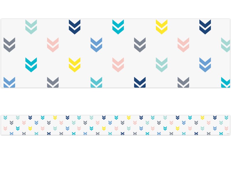 Calm & Cool Colorful Chevron Border at Lakeshore Learning