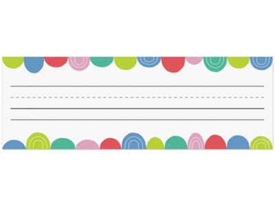 Rainbow Doodles Nameplates at Lakeshore Learning