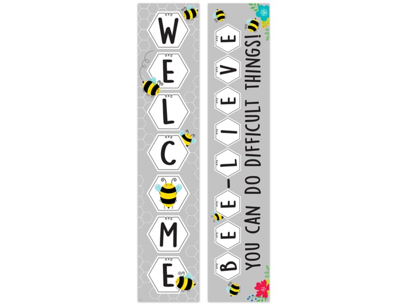 Busy Bees Welcome Double-Sided Banner at Lakeshore Learning