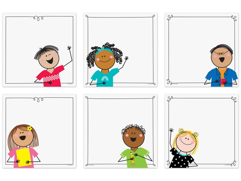 Stick Kids Card Accents at Lakeshore Learning