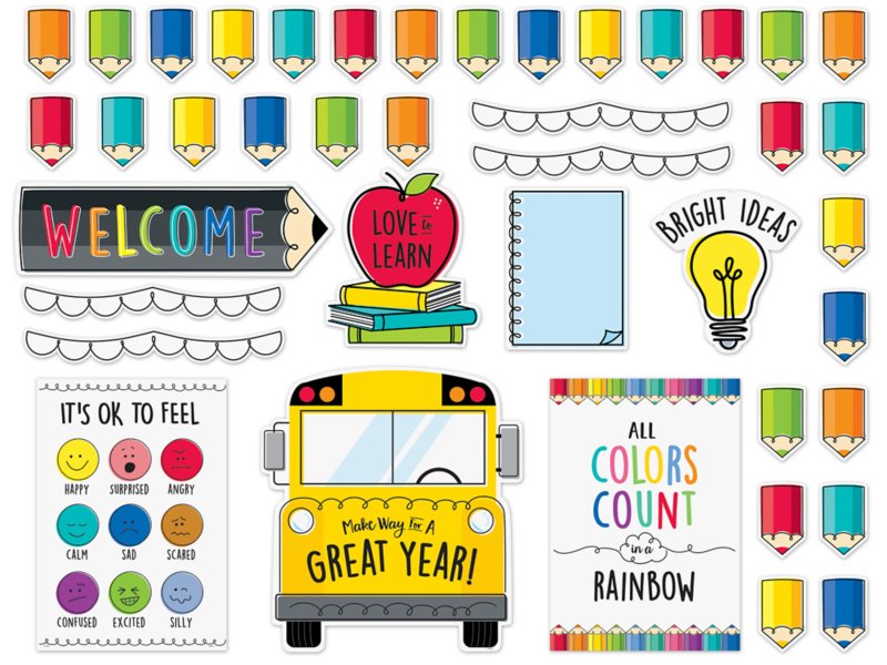 Ready for School Welcome Bulletin Board Set at Lakeshore Learning