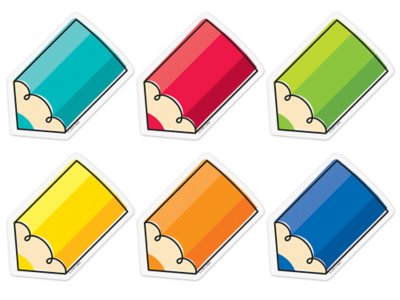 Colorful Doodle Pencil Mini Accents at Lakeshore Learning