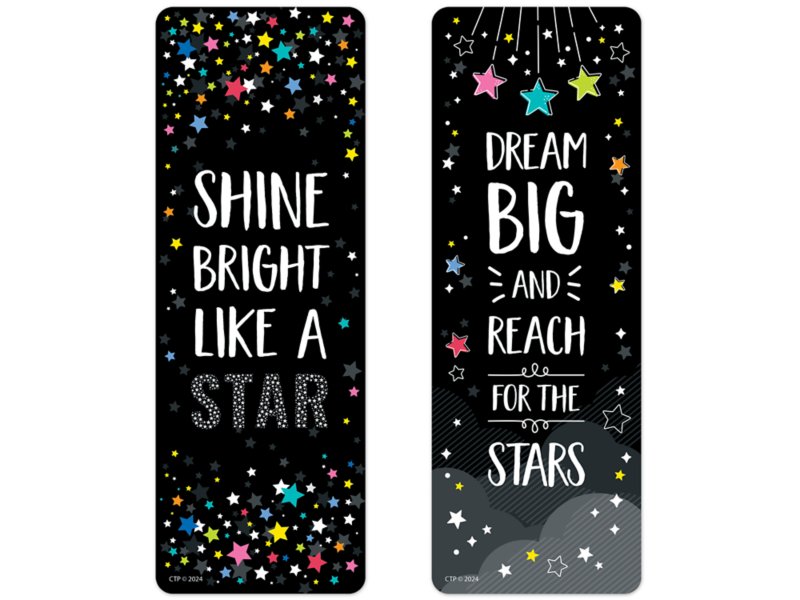 Star Bright Motivational Bookmarks at Lakeshore Learning