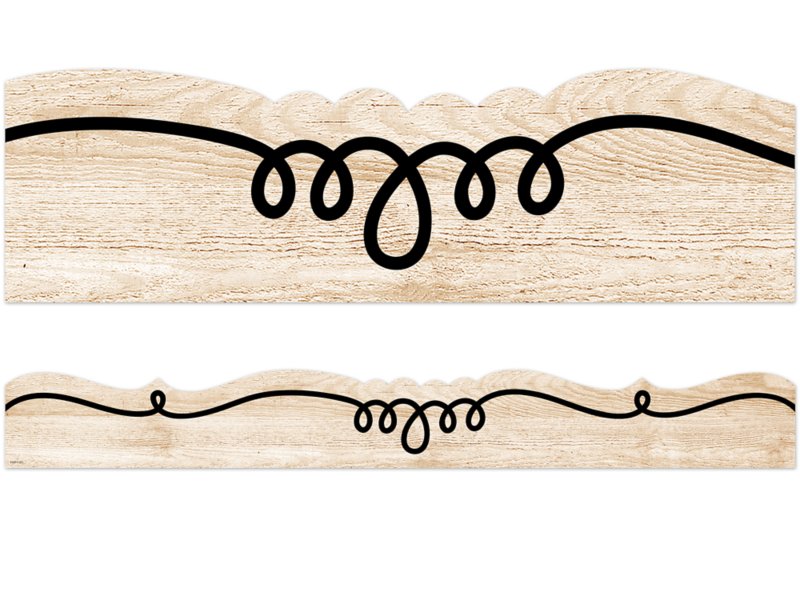 Loop-De-Loop Wood Border at Lakeshore Learning