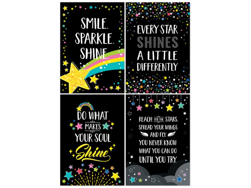 Star Bright Motivational Poster Pack at Lakeshore Learning
