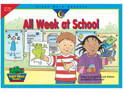 All Week at School: Sight-Word Reader - Level E at Lakeshore Learning