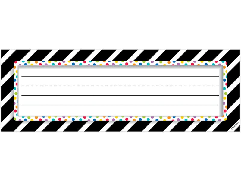 Bold & Bright Nameplates at Lakeshore Learning