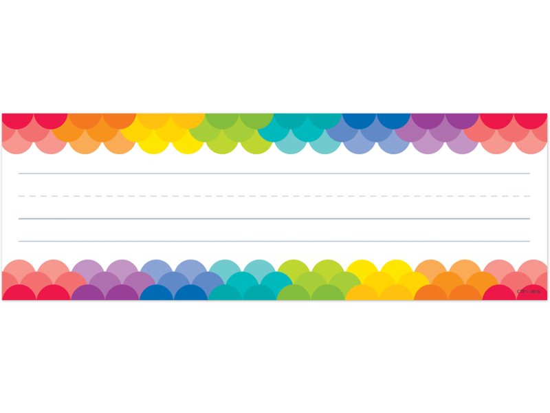 Painted Palette Rainbow Nameplates at Lakeshore Learning