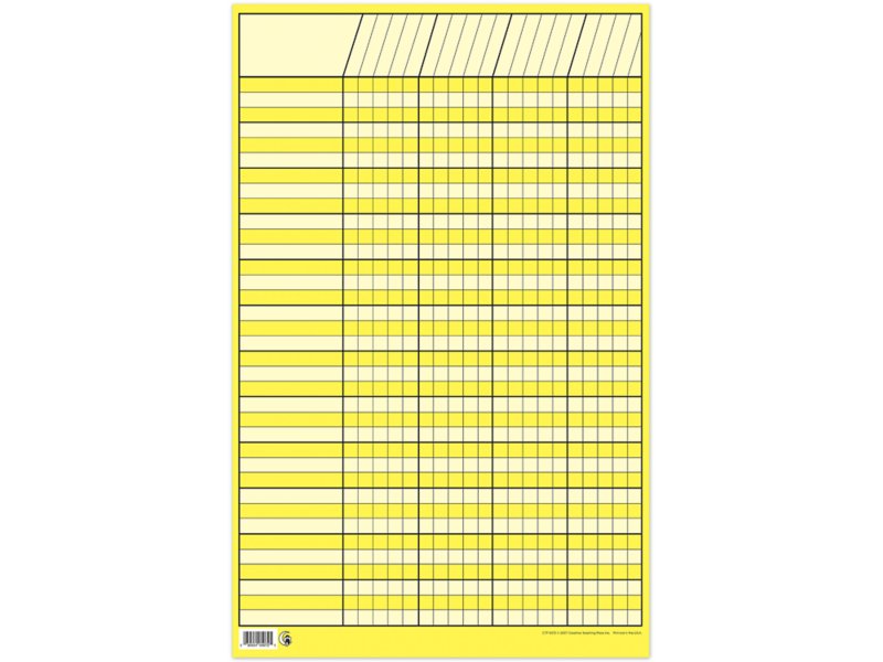 Yellow Small Incentive Chart at Lakeshore Learning
