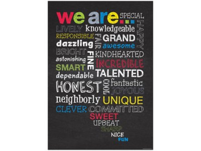 Chalk It Up! We Are… Poster at Lakeshore Learning