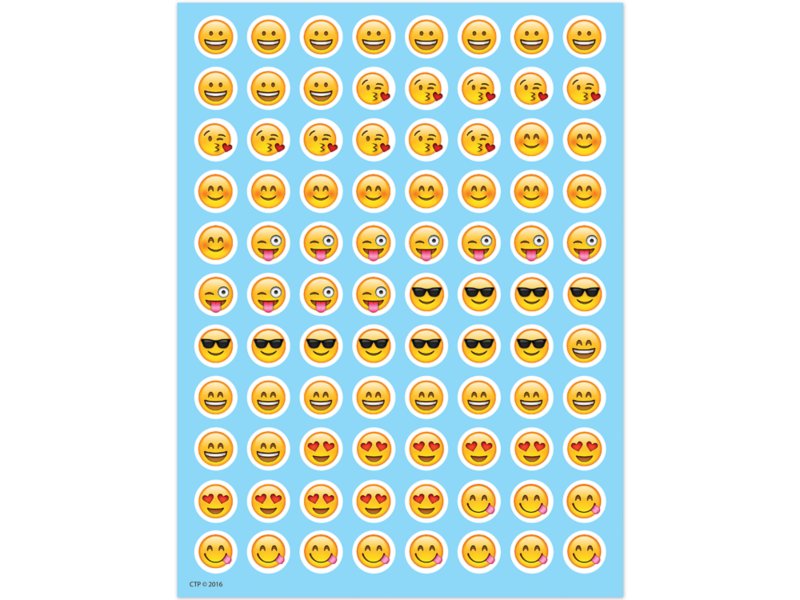 Emoji Fun Mini Stickers at Lakeshore Learning