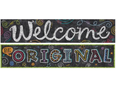 Chalk It Up! Double-Sided Banner at Lakeshore Learning