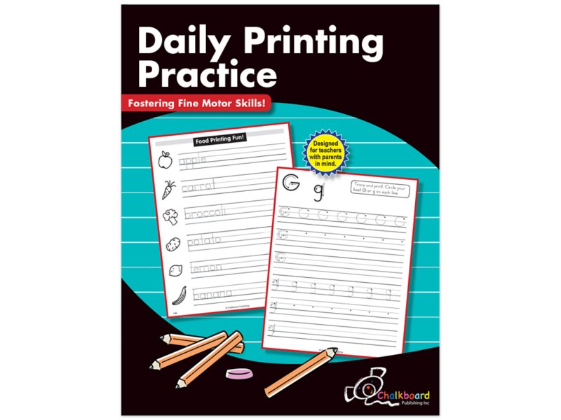 Daily Printing Practice Workbook at Lakeshore Learning