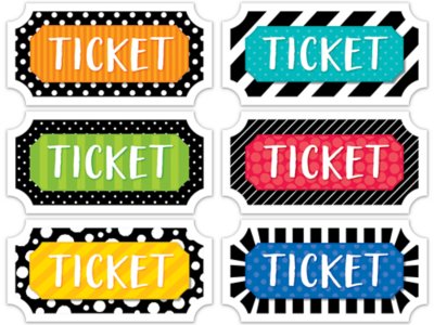 Bold & Bright Incentive Tickets - Variety Pack at Lakeshore Learning
