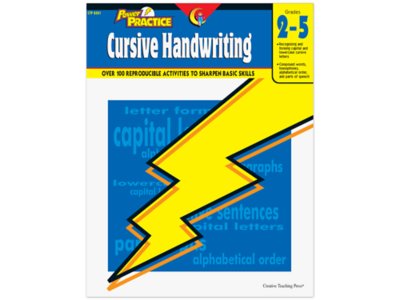 Cursive Handwriting Workbook at Lakeshore Learning