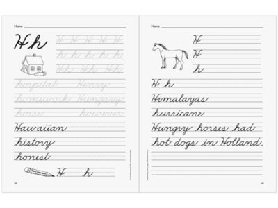 Cursive Handwriting Workbook at Lakeshore Learning