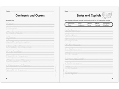 Cursive Handwriting Workbook at Lakeshore Learning