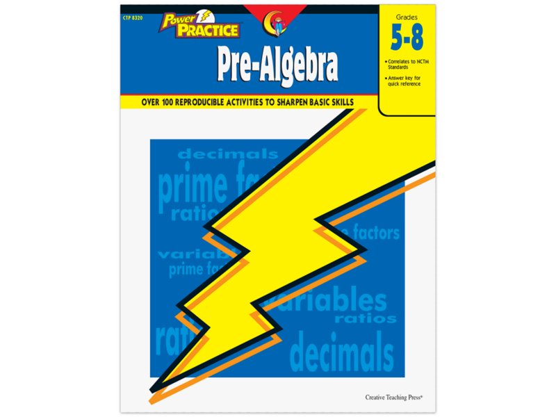Pre-Algebra Activities Workbook at Lakeshore Learning